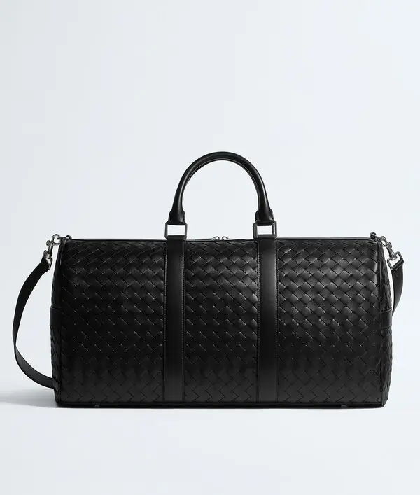 Bottega Veneta Intrecciato Cabin Duffle Bag - Black