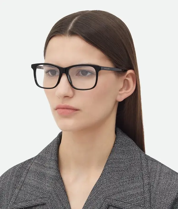 Bottega Veneta Square Eyeglasses