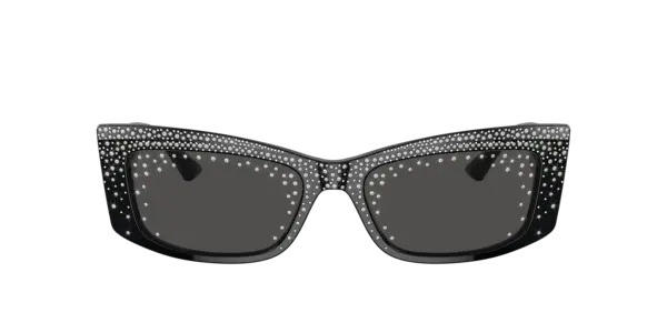 JIMMY CHOO Embellished Sunglasses - Dark Grey
