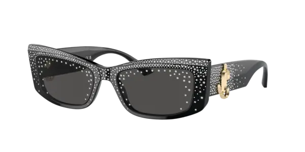 JIMMY CHOO Embellished Sunglasses - Dark Grey