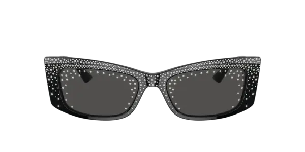 JIMMY CHOO Embellished Sunglasses - Dark Grey