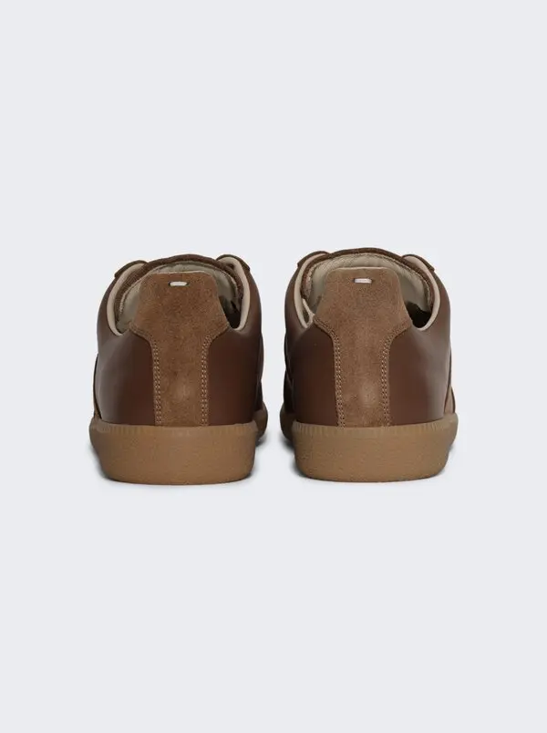 MAISON MARGIELA Replica Low Top Sneakers - Brown