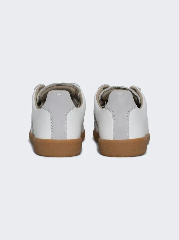 MAISON MARGIELA Replica Sneakers In Nappa Leather And Suede - Ivory