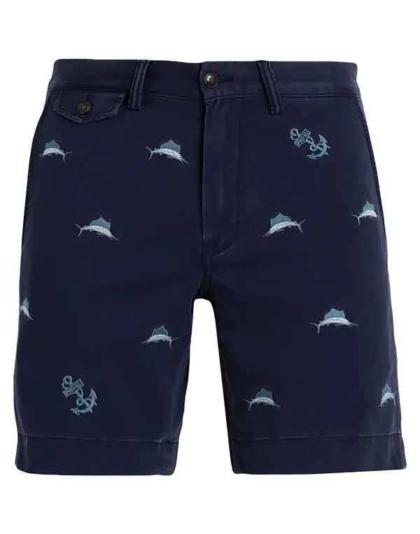 Polo Ralph Lauren Embroidered Twill Bermuda Shorts