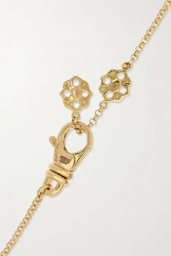 Buccellati Opera Tulle 18-karat And Enamel Bracelet