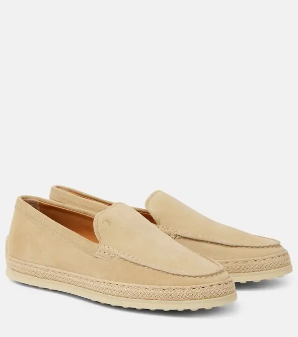 TOD'S Suede Espadrilles - Beige