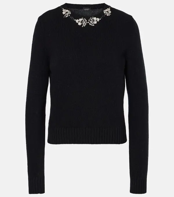 Giambattista Valli Embellished Wool Sweater