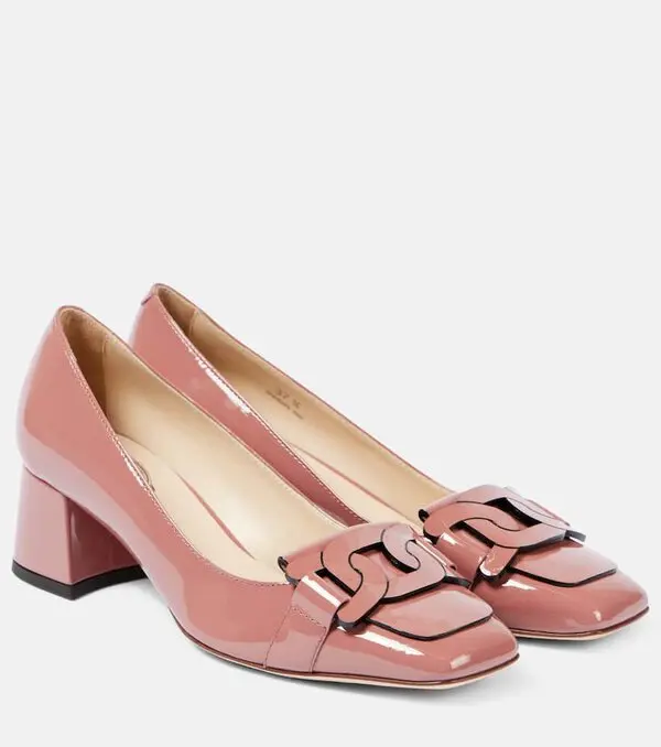 TOD'S Patent Leather Pumps - Pink