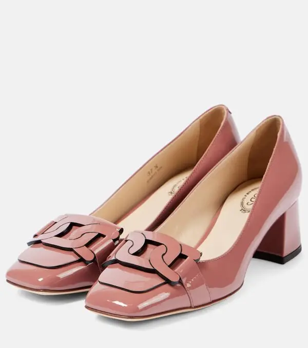 TOD'S Patent Leather Pumps - Pink