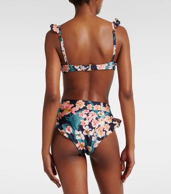 Agua Bendita Kiwi Danza Bikini Top - Multicoloured