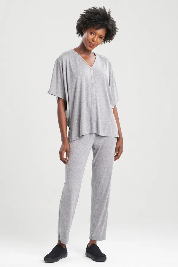 Natori Shangri-la Caftan Pj - Gray