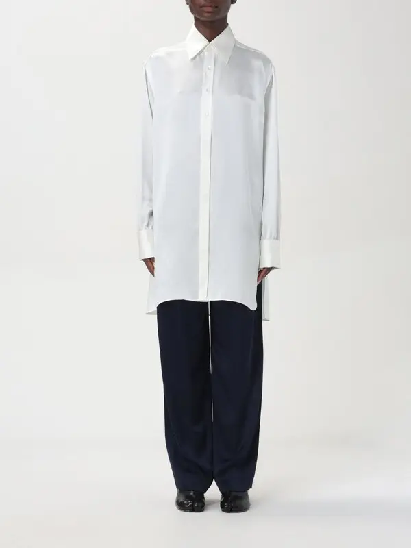 MAISON MARGIELA Silk Shirt - White