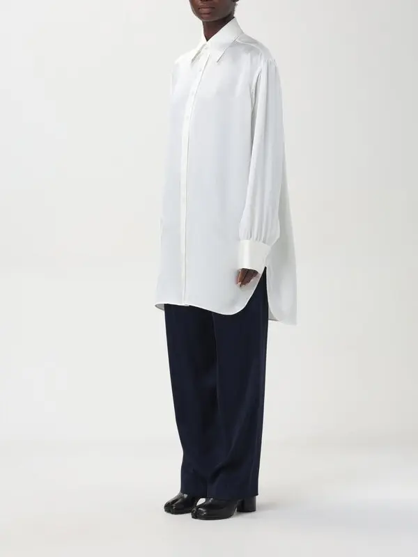 MAISON MARGIELA Silk Shirt - White