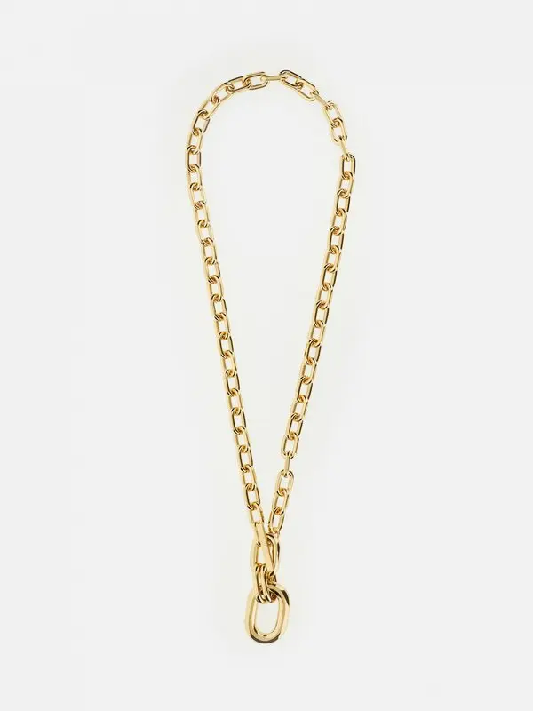 Rabanne Chain Link Necklace - Gold