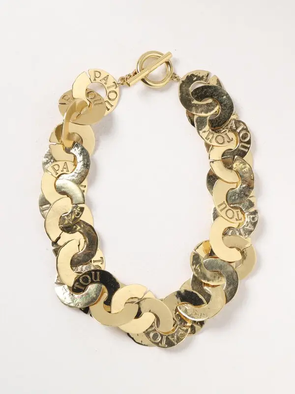PATOU Tone Logo Chain Necklace - Gold