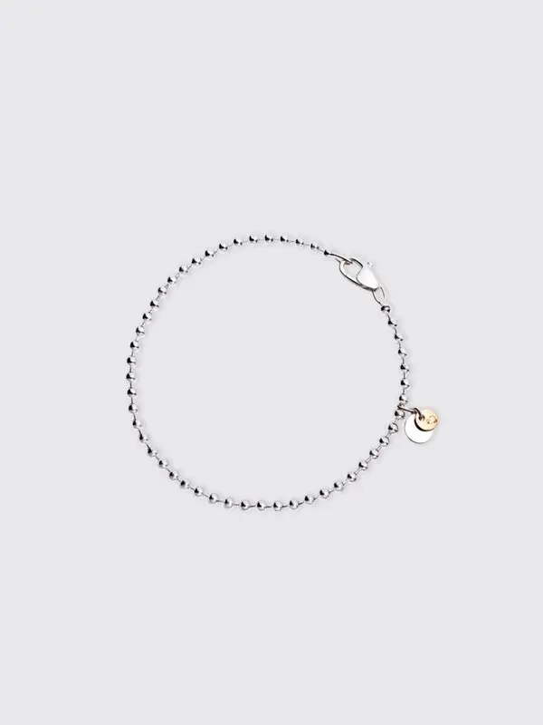 DODO Bollicine Bracelet With And Rose Gold Plates - Silver