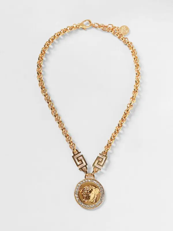 Versace Medusa Charm Necklace - Gold