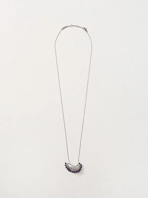 Bottega Veneta Silver 925 Necklace - Violet