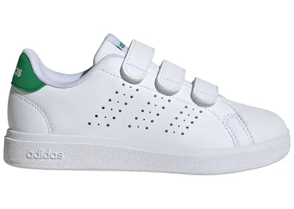 Adidas Advantage Base 2.0 - Cloud White/green