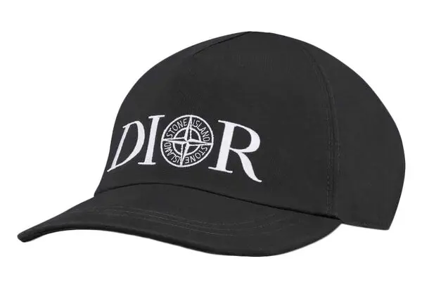Dior X Stone Island Baseball Cap - Black