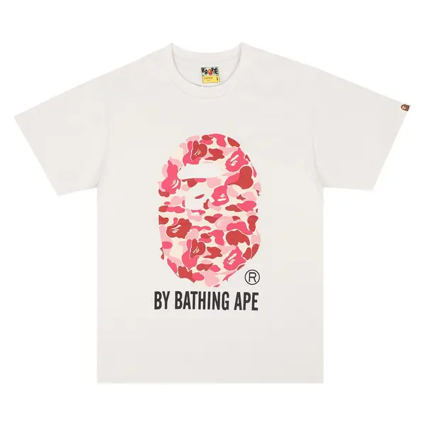 A BATHING APE Abc Camo Bathing Ape Tee - White