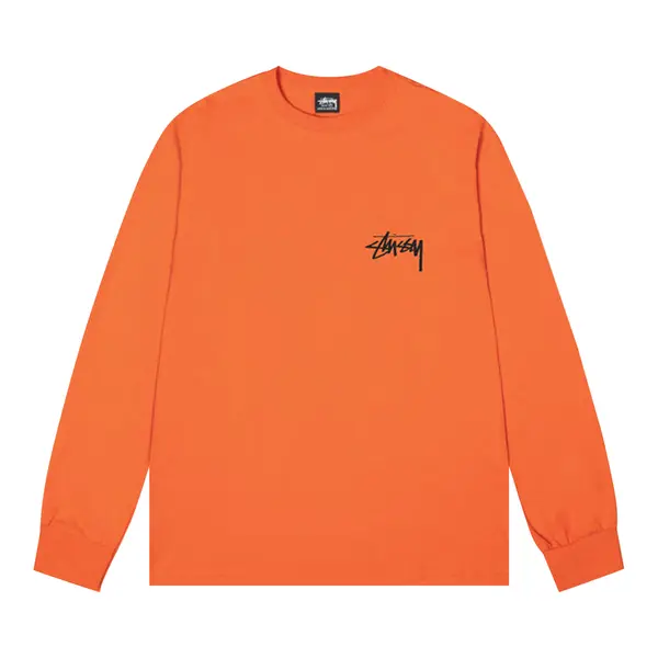 StÜssy Gold Lion Long-sleeve Tee - Orange
