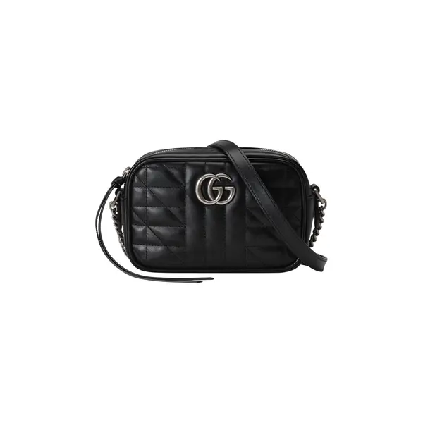 Gucci Gg Marmont Mini Shoulder Bag - Black