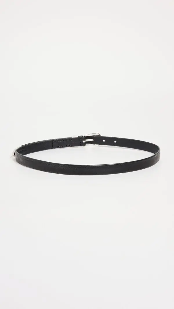 Our Legacy Leather Belt - Black Leather