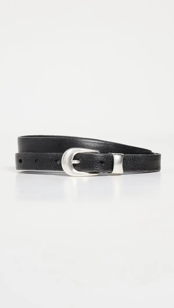 Our Legacy Leather Belt - Black Leather