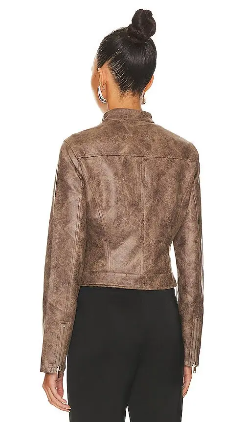 Lioness Moto Jacket - Chocolate