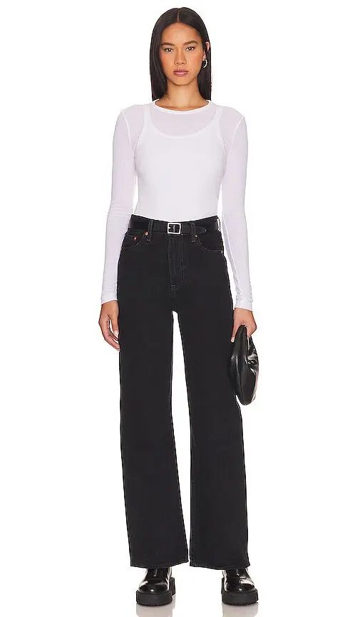 LEVI'S Ribcage Wide Leg Jeans