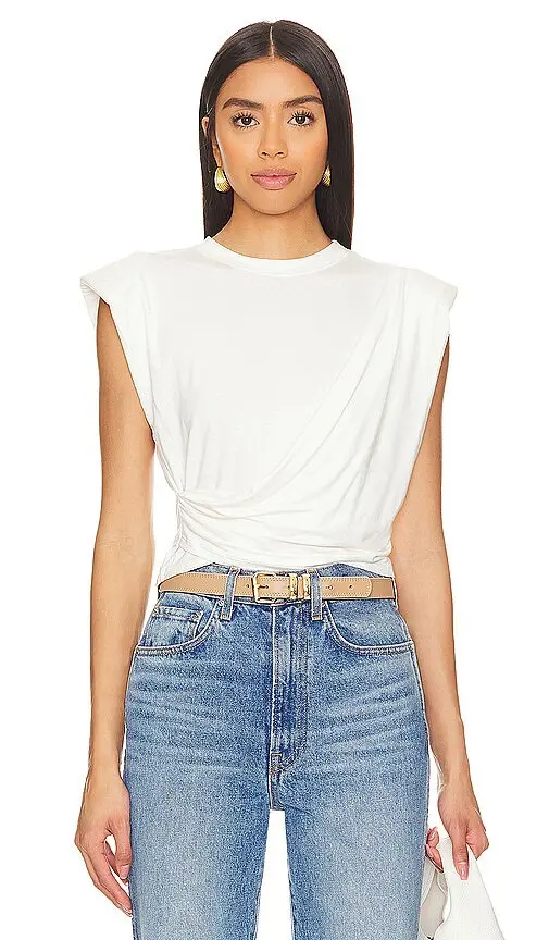 Simkhai Estelle Clean Crop T-shirt