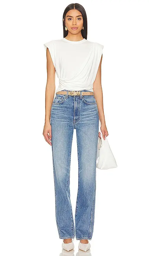 Simkhai Estelle Clean Crop T-shirt