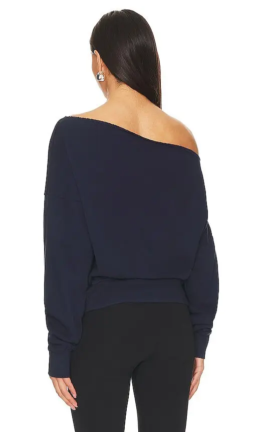 Strut This Crawford One Shoulder Sweatshirt