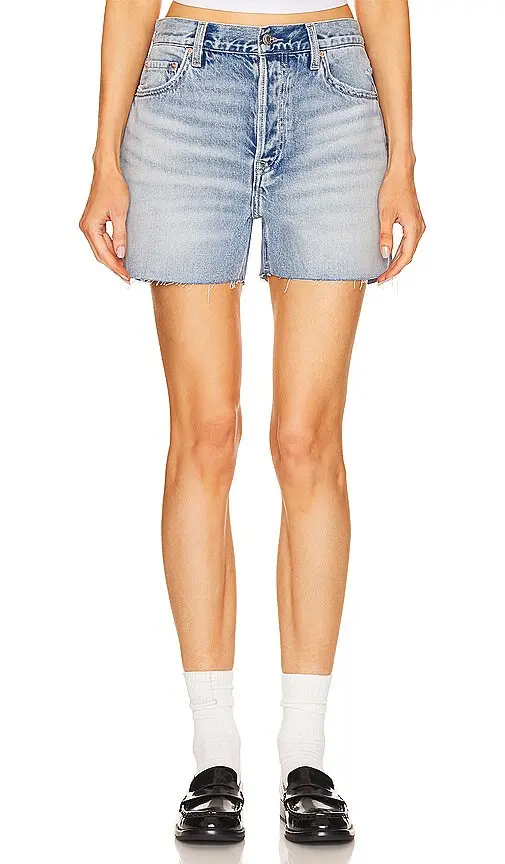 GRLFRND Raine Boyfriend Denim Shorts
