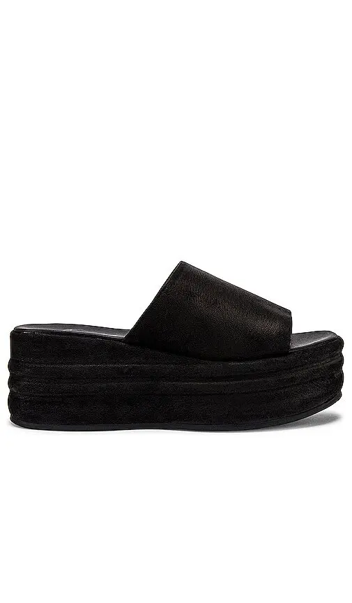 Free People Harbor Platform Sandal - Black