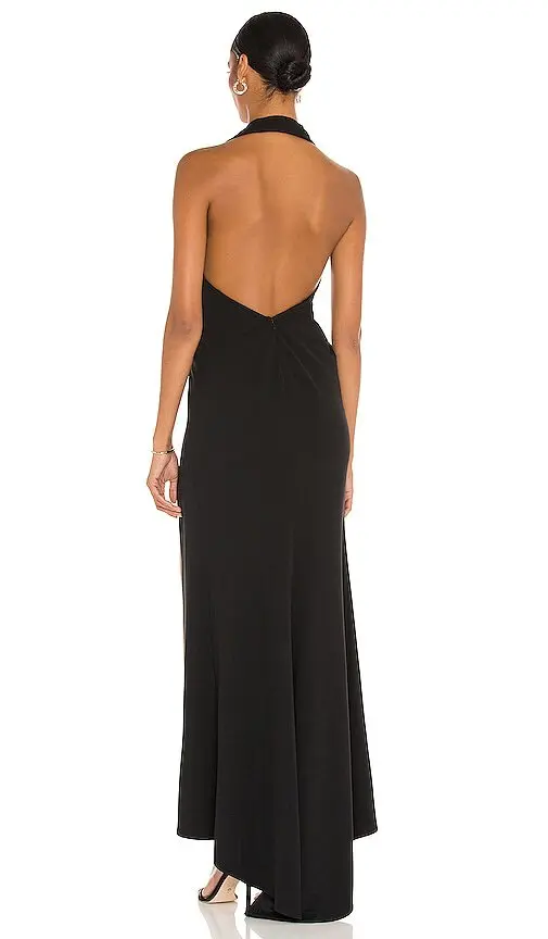 Katie May Elegant Halterneck Gown With Slit