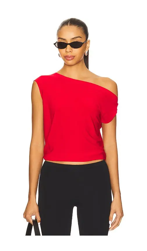 Norma Kamali X Revolve Drop Shoulder Top