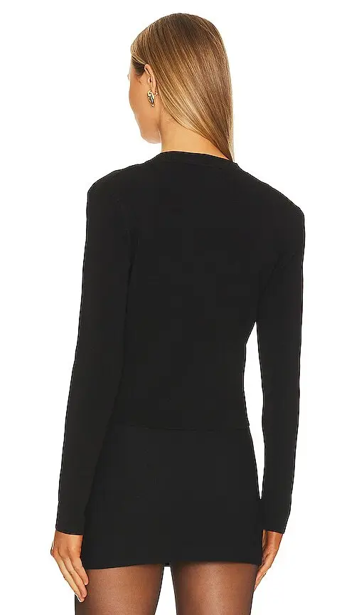 L'Agence Toulouse Cardigan - Black