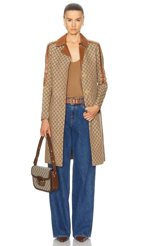 FWRD RENEW Gucci Gg Long Jacket