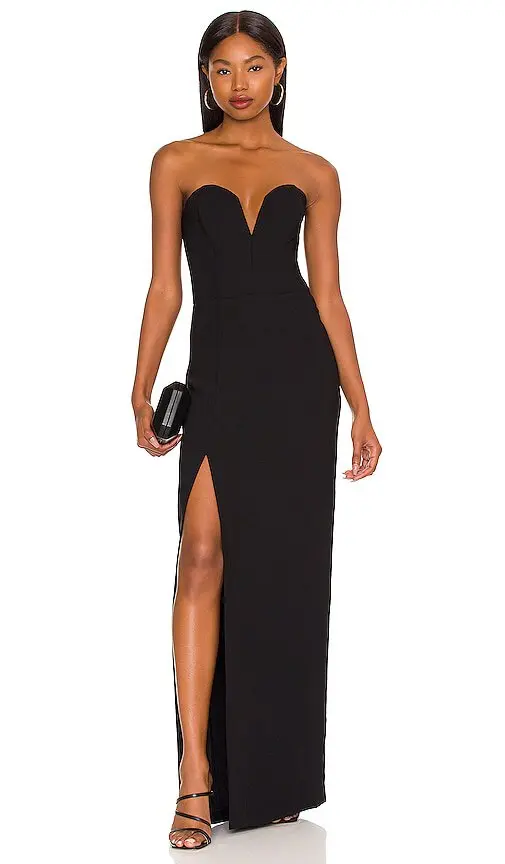 Amanda Uprichard Cherri Gown - Black