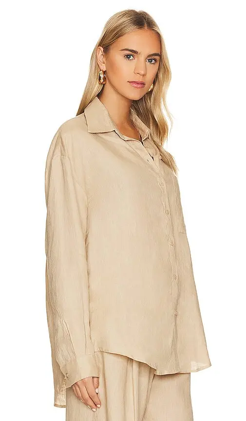 AEXAE Linen Woven Shirt