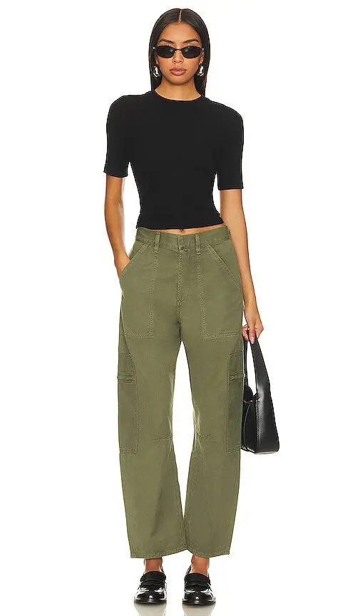 Citizens Of Humanity Marcelle Low Slung Cargo - Olive