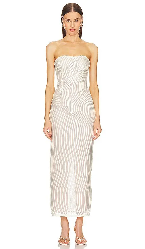 MICHAEL COSTELLO X Revolve Opal Midi Dress - Ivory