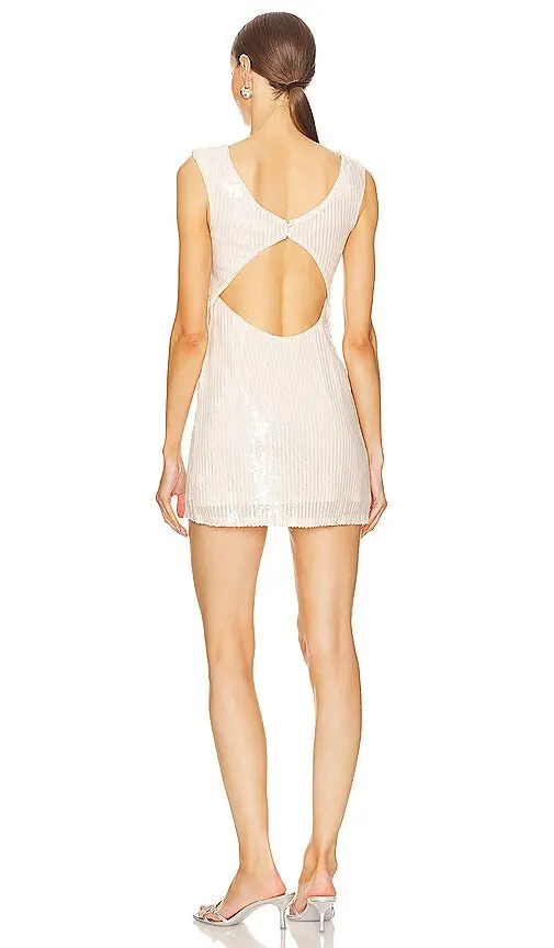 Lpa Paradisa Mini Dress With Allover Sequins