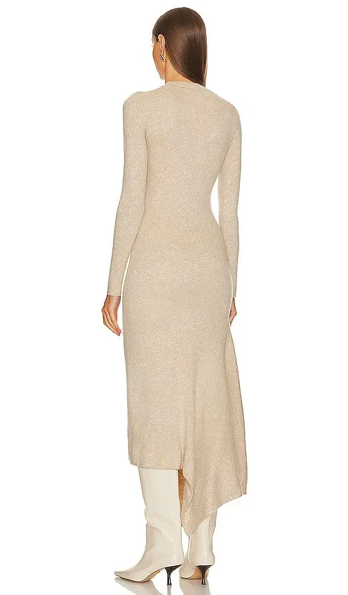L'academie Odelya Asymmetrical Dress - Neutral