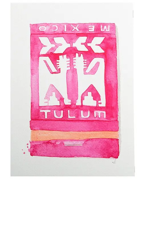 FURBISH 5x7 Tulum Print - Pink