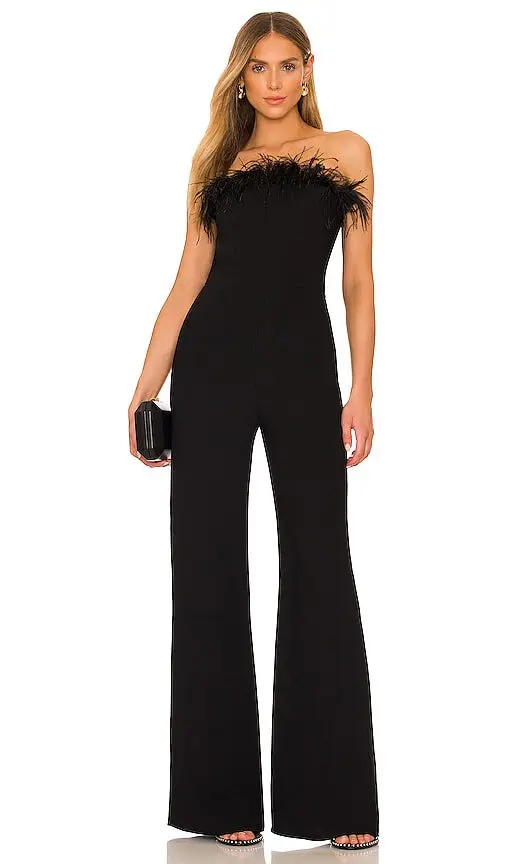 Amanda Uprichard X Revolve Amiah Jumpsuit - Black