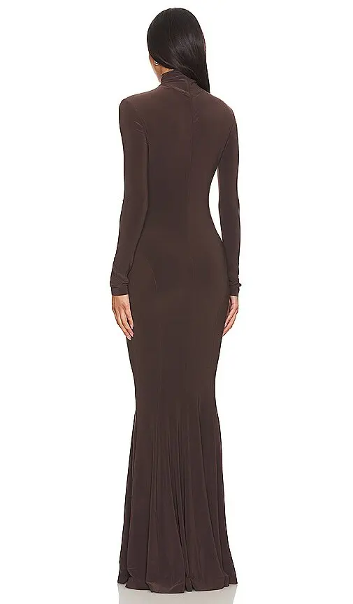 Norma Kamali X Revolve Fishtail Gown - Chocolate