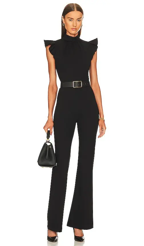 Amanda Uprichard X Revolve Davina Jumpsuit - Black